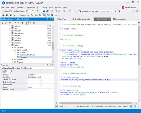 Image result for SQL Create Table Constraint