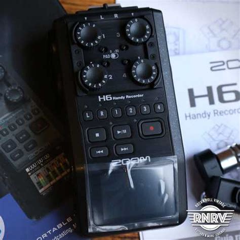 Zoom H6 Six Track Portable Handy Recorder Re > P.A. & Sound ...