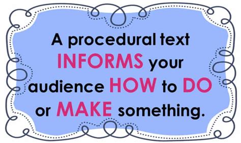 Image result for Image Sample of a Procedural Text