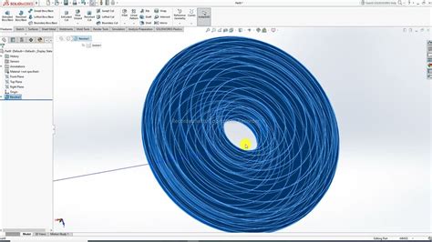Image result for Revolvepattern around Circle SolidWorks