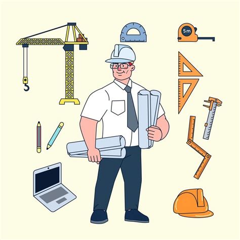 Image result for Vector of a Primitive Drawing of Engineer
