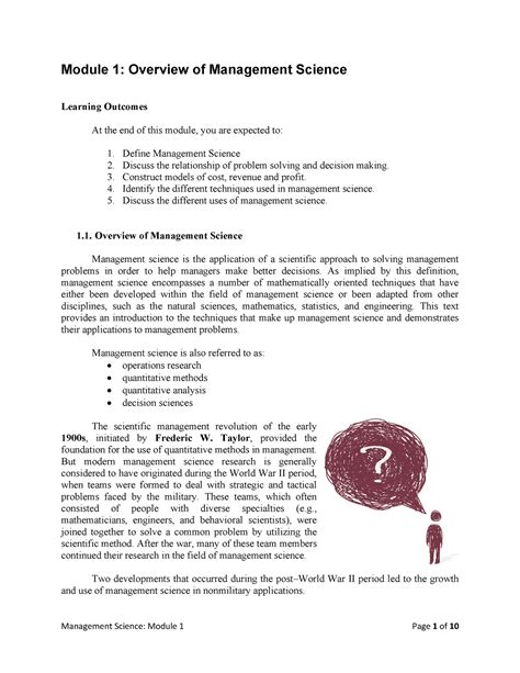 Image result for Module 1 Management