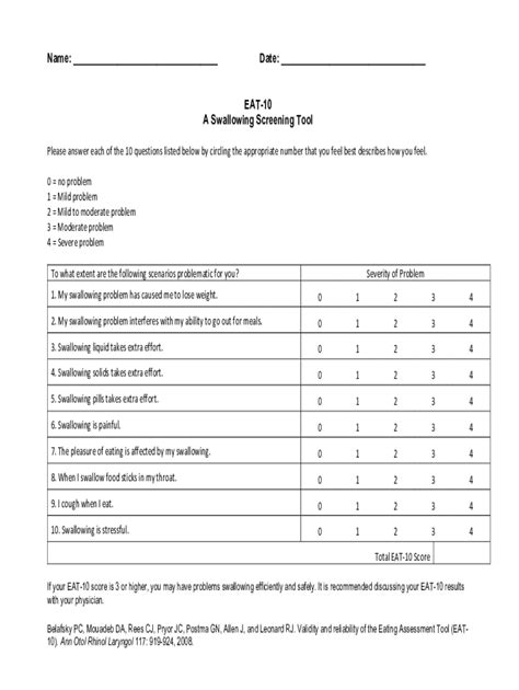 Image result for Eating Assessment Table
