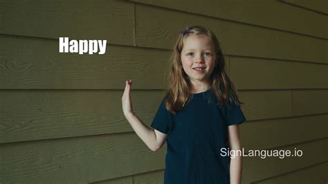 Image result for Sign Language Words Happy