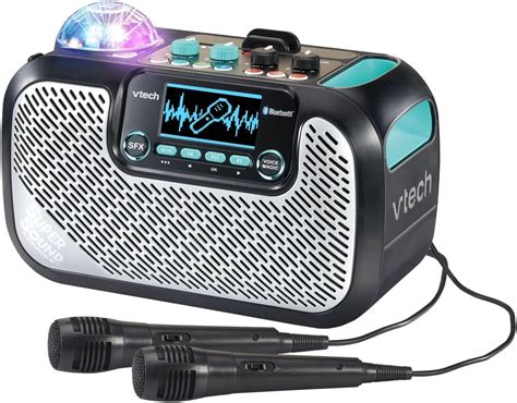 Amazon.com: VTech Super Sound Karaoke Portable Bluetooth, 2 Mics ...