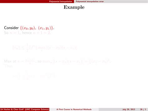 Image result for Polynomial Interpolation Error