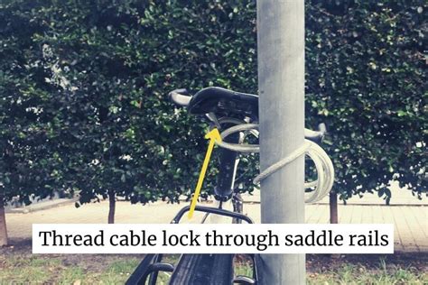 Image result for Installing a Bike Cable Lock