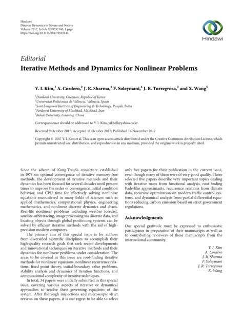 Image result for Iterative Method for Nonlinear Equation