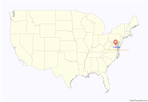 Map of Triangle CDP - Thong Thai Real