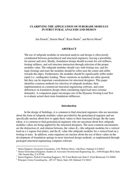Image result for Subgrade Stiffness Modulus Calculation