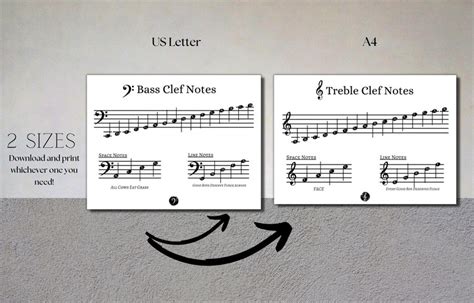 Image result for Bass Clef Notes Chart