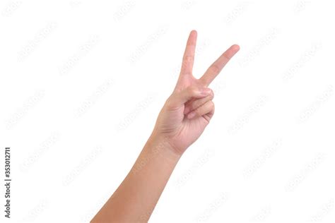 Image result for Number Two Hand Signal