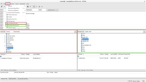 Image result for Add Virtual Path for Linux for FileZilla Example