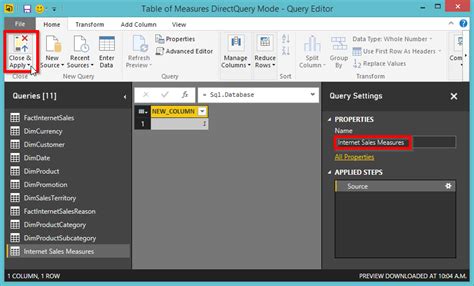 Image result for Convert Table to Measure Power Query