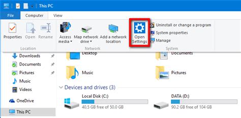 Image result for Open Settings File Windows 7