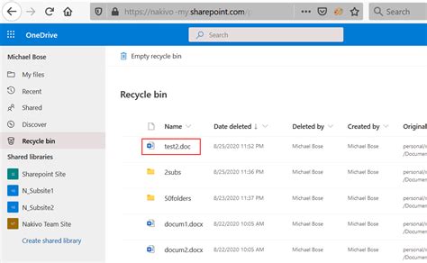 Image result for Restore OneDrive Files