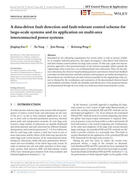Image result for Data-Driven Fault Detection