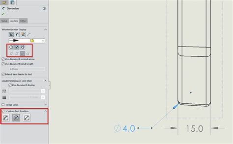 Image result for Align Dimensions in Drawing SolidWorks