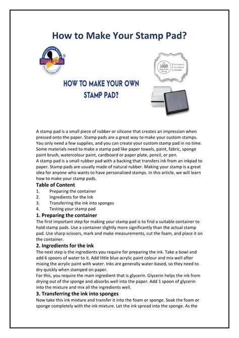 Image result for One Time Use Stamp Pad