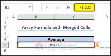 Image result for Excel Using Array in Formula