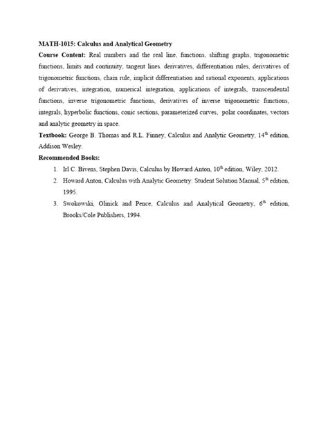 Image result for Introduction to Calculus and Analysis PDF