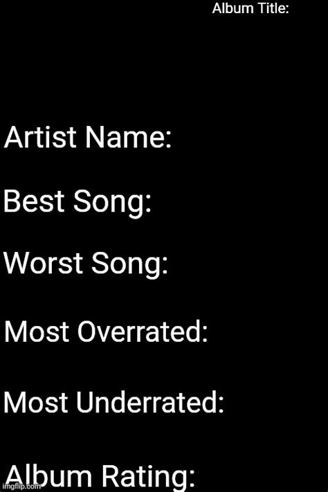 Image result for Album Review Example