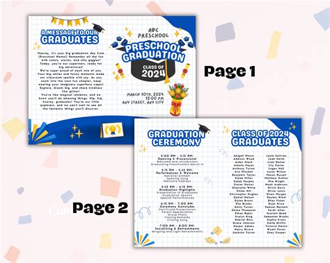 Image result for Example of a Preschool Graduation Program