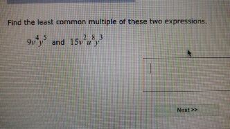 Image result for Least Common Multiple of Two Exponential Expressions