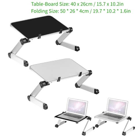 Folding Adjustable Laptop Computer Notebook Table Desk Bracket Stand ...