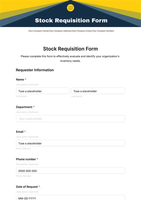 Image result for Store Requisition Form