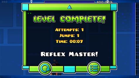 Image result for Geometry Dash Level Complete Screen