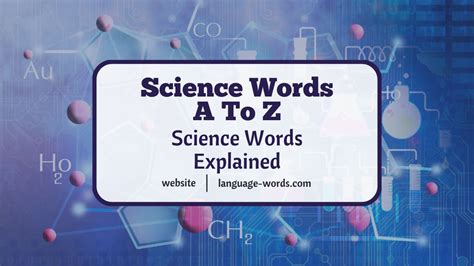 Image result for Science Words