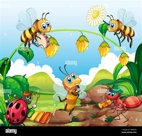 Image result for Insect Producing Music