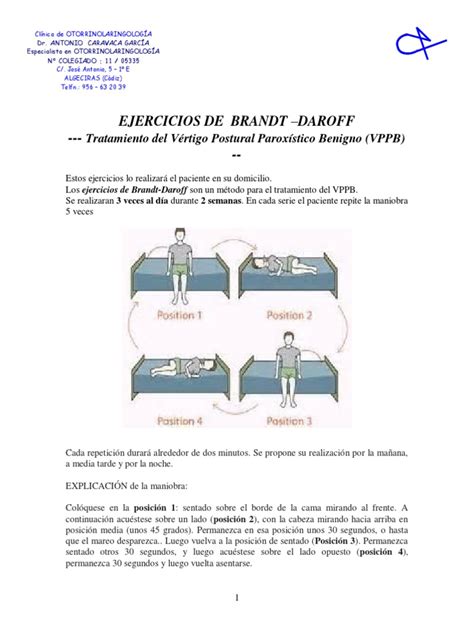 Ejercicios de Brandt Daroff | PDF
