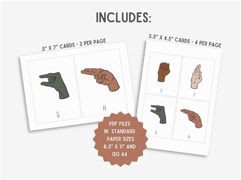 Image result for Sign Language Alphabet Cards