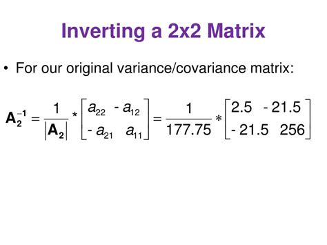 Image result for Inverting a 2X2 Matrix