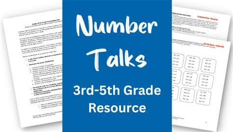 Image result for Number Talks Worksheets