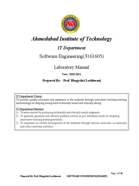 Image result for Software Engineering Lab Manual PDF