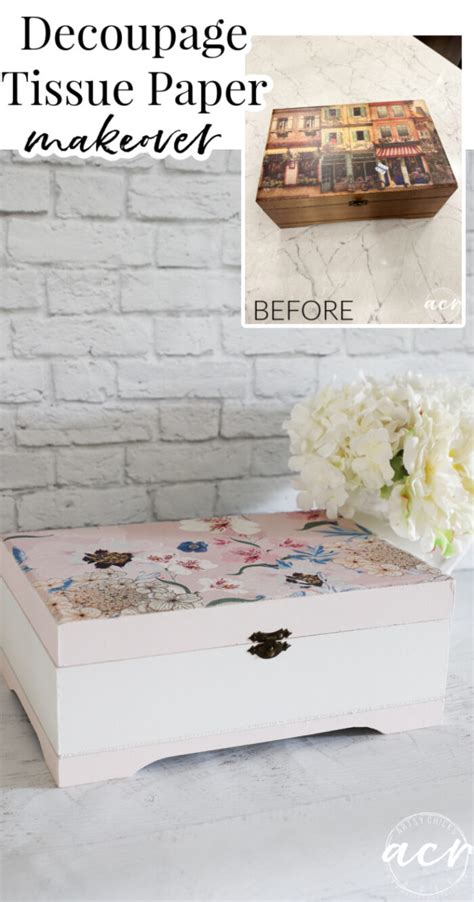 Image result for Decoupage Projects Using Tissue Paper