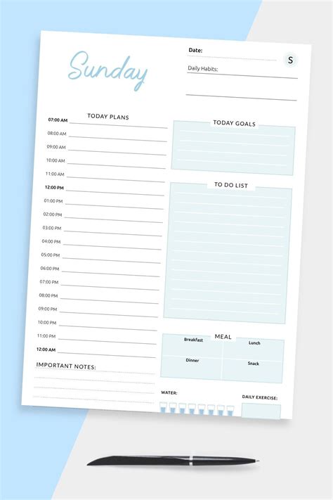 Image result for Example of a Schedule