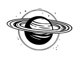 Image result for Saturn Drawing Inside Color