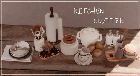Image result for Sims 4 Kitchen Clutter CC