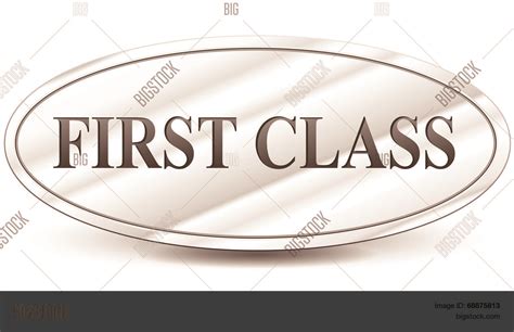 Image result for First Class Sign