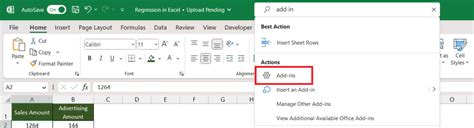 Image result for Regression Excel Add In