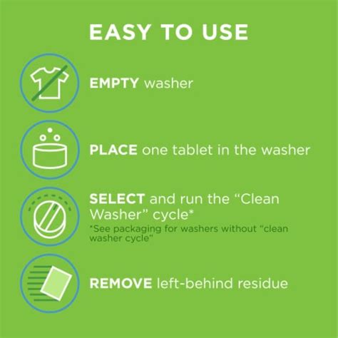 affresh Washing Machine Cleaner Tablets, 3 ct / 8.4 oz - Fry’s Food Stores