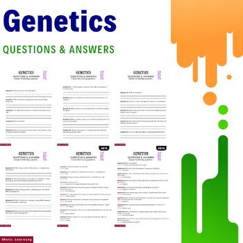 Image result for Genetics Questions and Answers