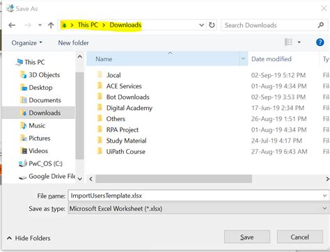 Image result for Destination Folder Field UI