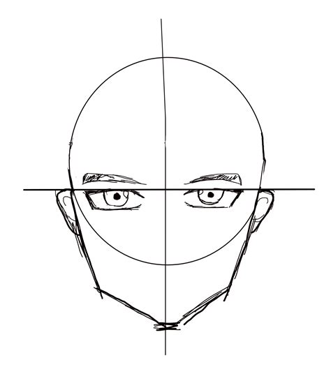 Image result for Anime Head Tutorial