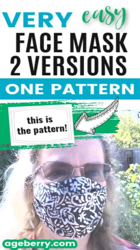 Image result for Face Mask Free Patterns and Tutorial