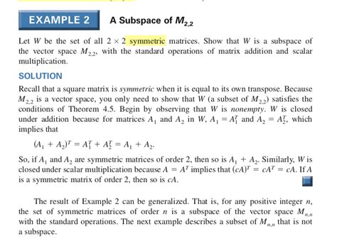 Image result for Subspace of Vector Space